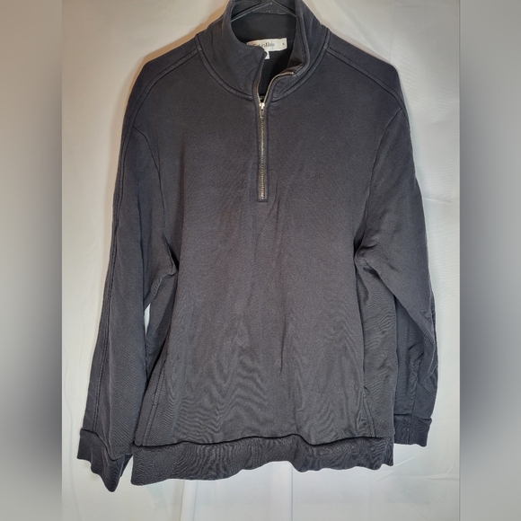 Calvin Klein | Shirts | Calvin Klein Three Quarter Zip Sweatshirt ...